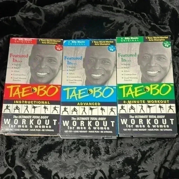 Billy Blanks | Other | Vintage Tae Bo Dvds Billy Blanks | Poshmark